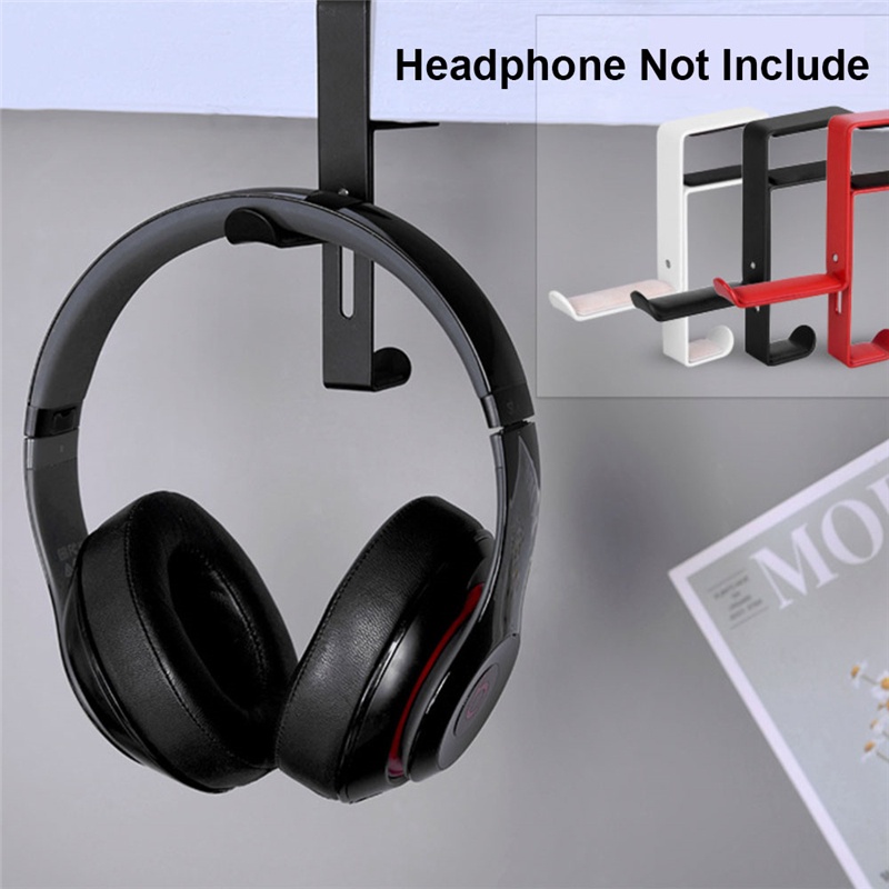 Headphone Clip Stand Holder Headset Desk Hook Bookshelf Hanger Bracket ...