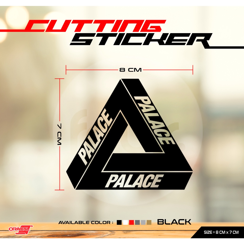 Cutting Sticker PALACE Logo | Palace Logo Cutting Sticker | Shopee ...