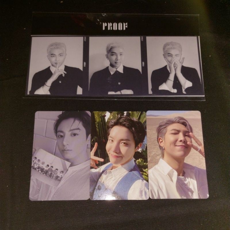 Album Proof Random Photocard POB Tryptich Jungkook Jhope RM Namjoon BTS ...