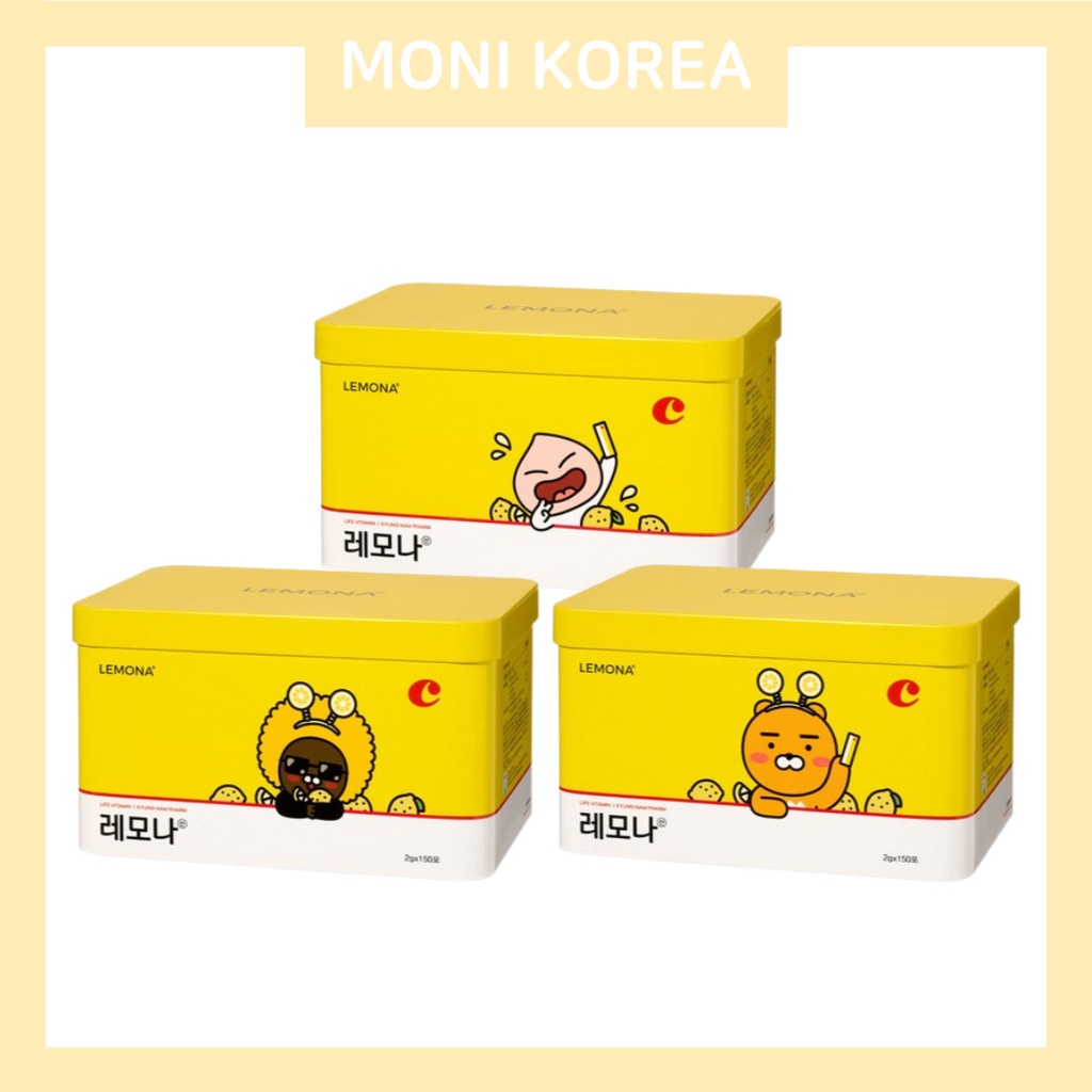 [Lemona] Korea Authentic Kakao Friends Lemona 2 g × 150 / Vitamin C ...