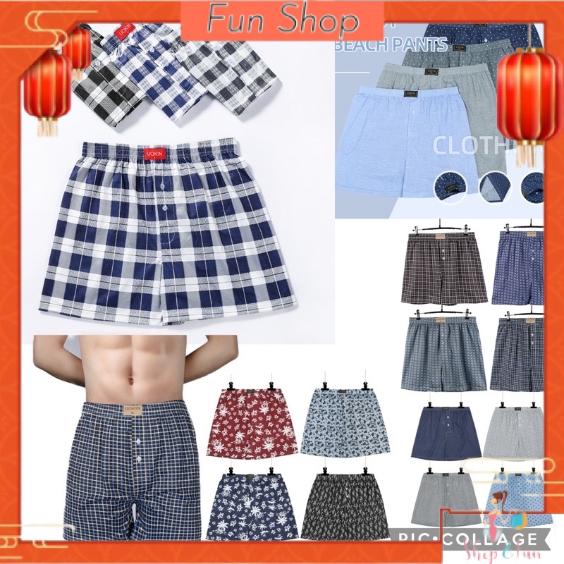 [Shopee Choice] UOKIN Boxer Men / Boxer Briefs / Men's Underwear / Men ...