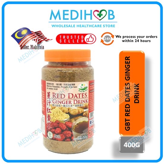 GBT Ginger Red Dates Drink 400g EXP 28/2/2025 姜汁红枣茶 | Shopee Singapore