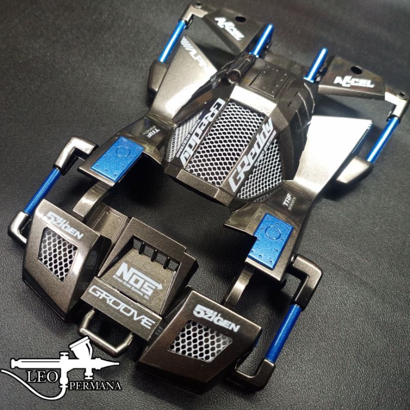 Body BROCKEN GIGANT CUSTOM REPAINT+CUTTING STYLING MESH | Tamiya MINI ...