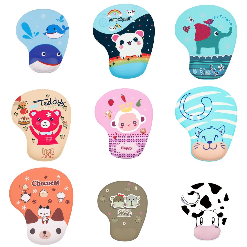 Cartoon Wrist Protected Memory Foam Gel Mousepad Mice Gamepad Mat Anime ...