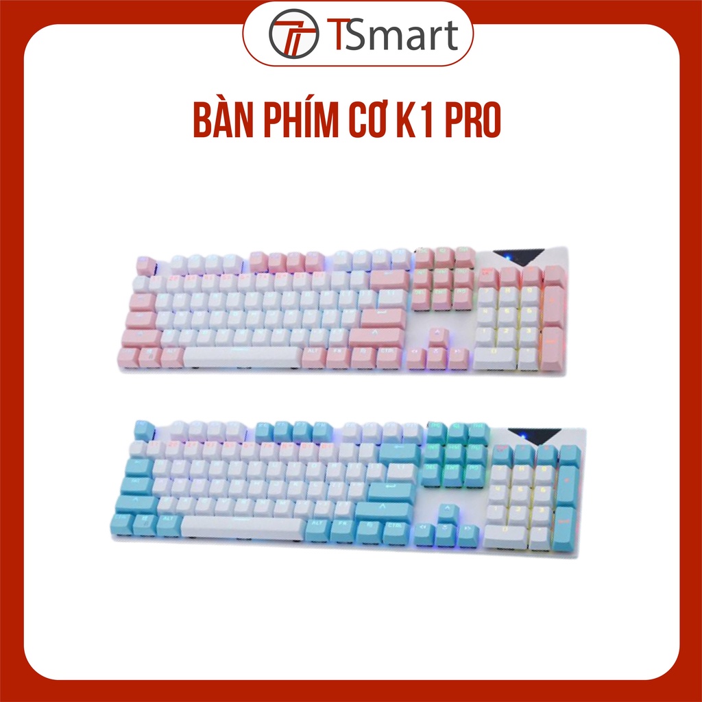 K1 Mechanical Keyboard Upgraded Version 104 RED SWITCH, Super Beautiful ...