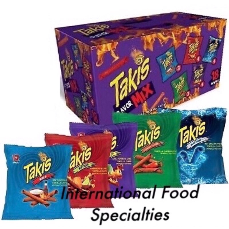 6 X Barcel Takis Fuego Variety MIX (Loose Pack) Ready Stock | Shopee ...