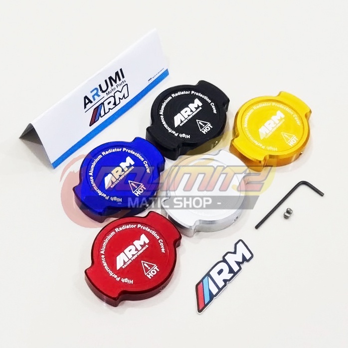 Radiator Cap Cap ARM Full CNC NMAX XMAX Aerox 155 Lexi PCX ADV Vario ...