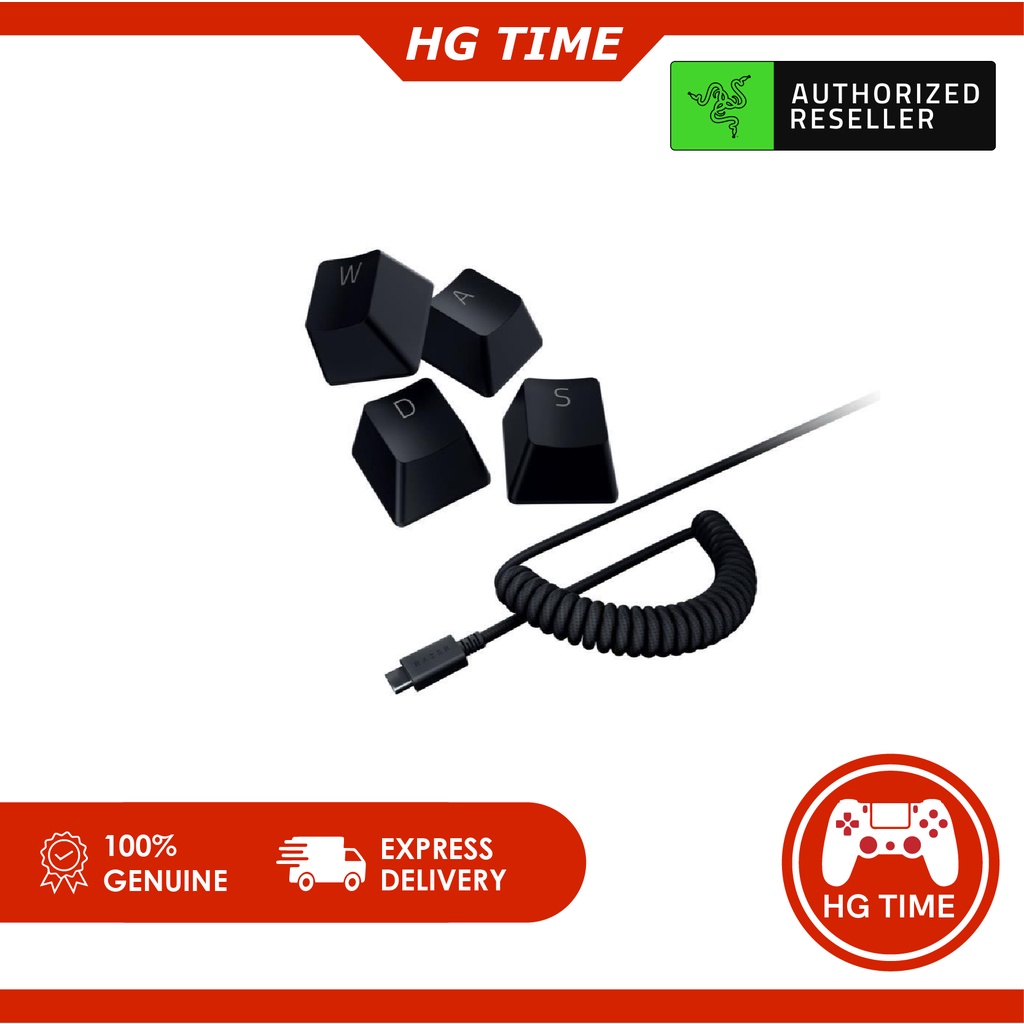 Razer PBT Keycap and Coiled Cable Upgrade Set | Shopee Singapore