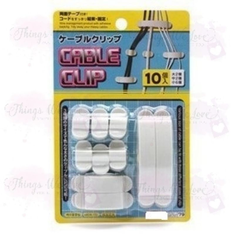 [SG SELLER] [FREE SHIPPING] 10 Pcs Assortment Wire Cable Clip Grip ...
