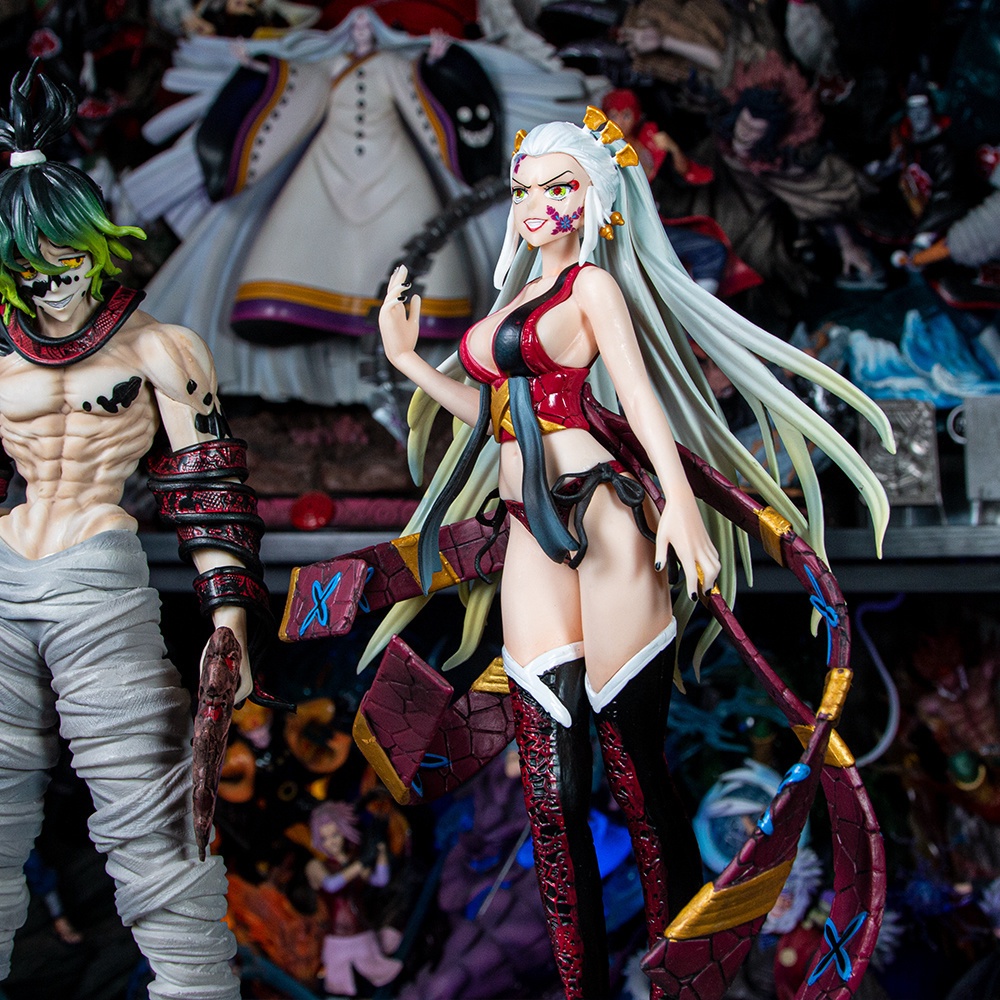 Uzui Tengen Demon Slayer Action Figure Daki Toy Kimetsu No Yaiba Sabito Inosuke Douma Model Doll ...