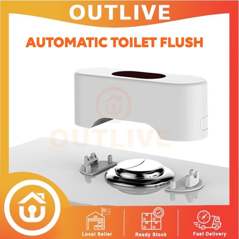 Automatic Toilet Flush Button Sensor Infrared Hygiene Touchless Sensor ...