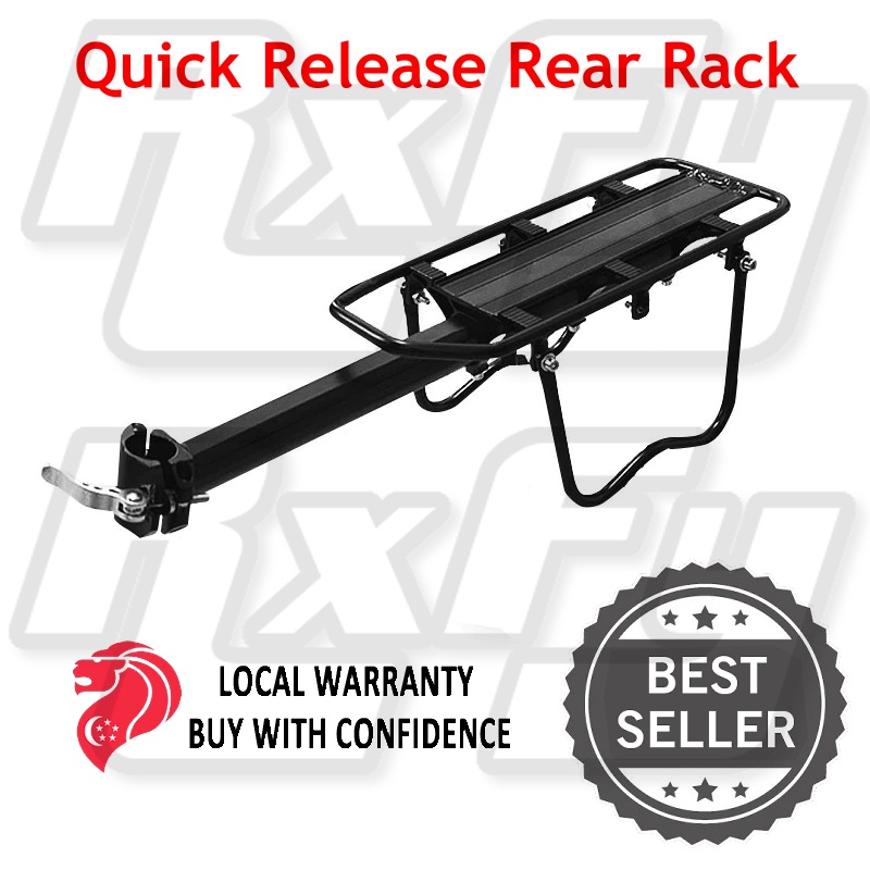 Universal Adjustable 2 Legs Bike Bicycle Rear Rack Seat Luggage Cargo ...