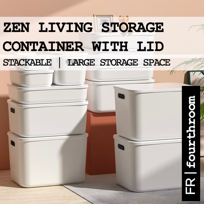 FOURTHROOM | Japanese Zen Living Home Storage Container Organiser w ...