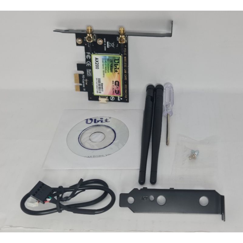 PCI-E WIRELESS WIFI CARD (5G: 2400Mbps, 2.4G: 574Mbps) | Shopee Singapore