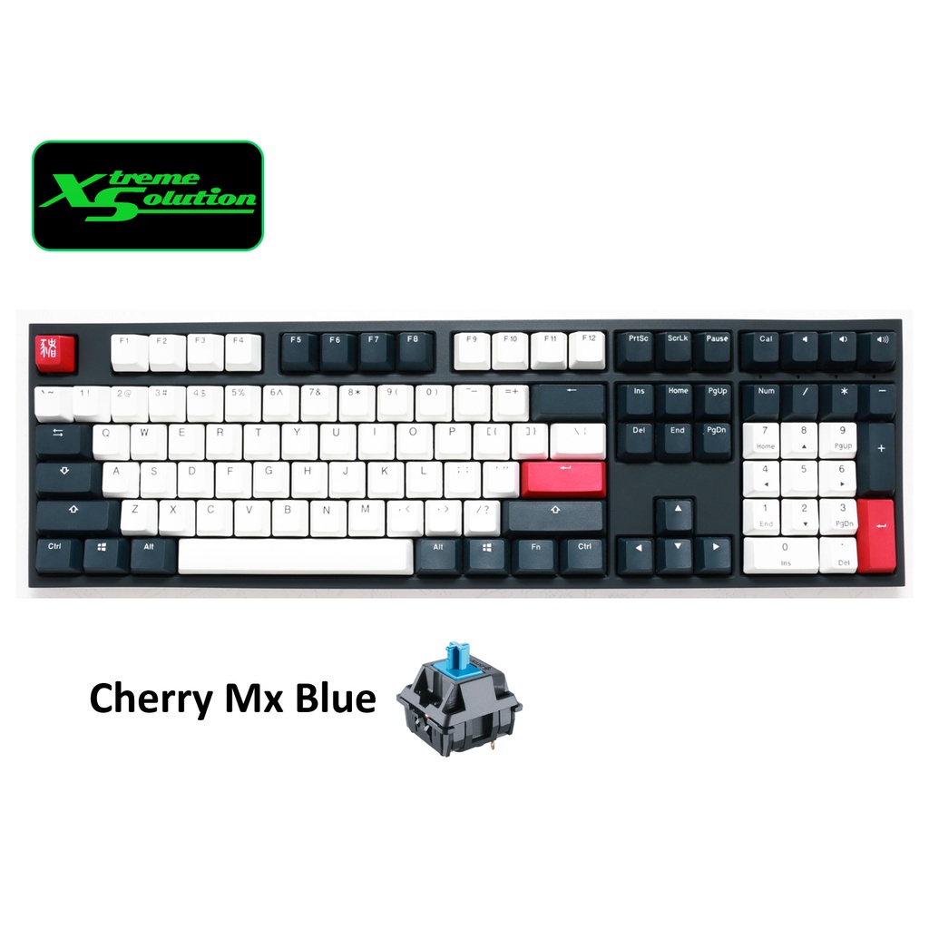 Ducky One 2 Full Size Tuxedo Edition - 108 Keys Mechanical Keyboard ...