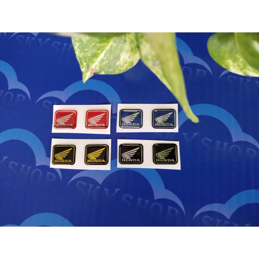 Sticker Meter Logo Honda Emblem dash rs150r wave125 cx dx (2pcs ...