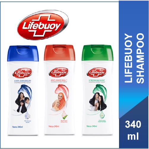 Lifebuoy Strong & Shiny Anti-Damdriff Anti Hair Fall Shampoo 170ml ...
