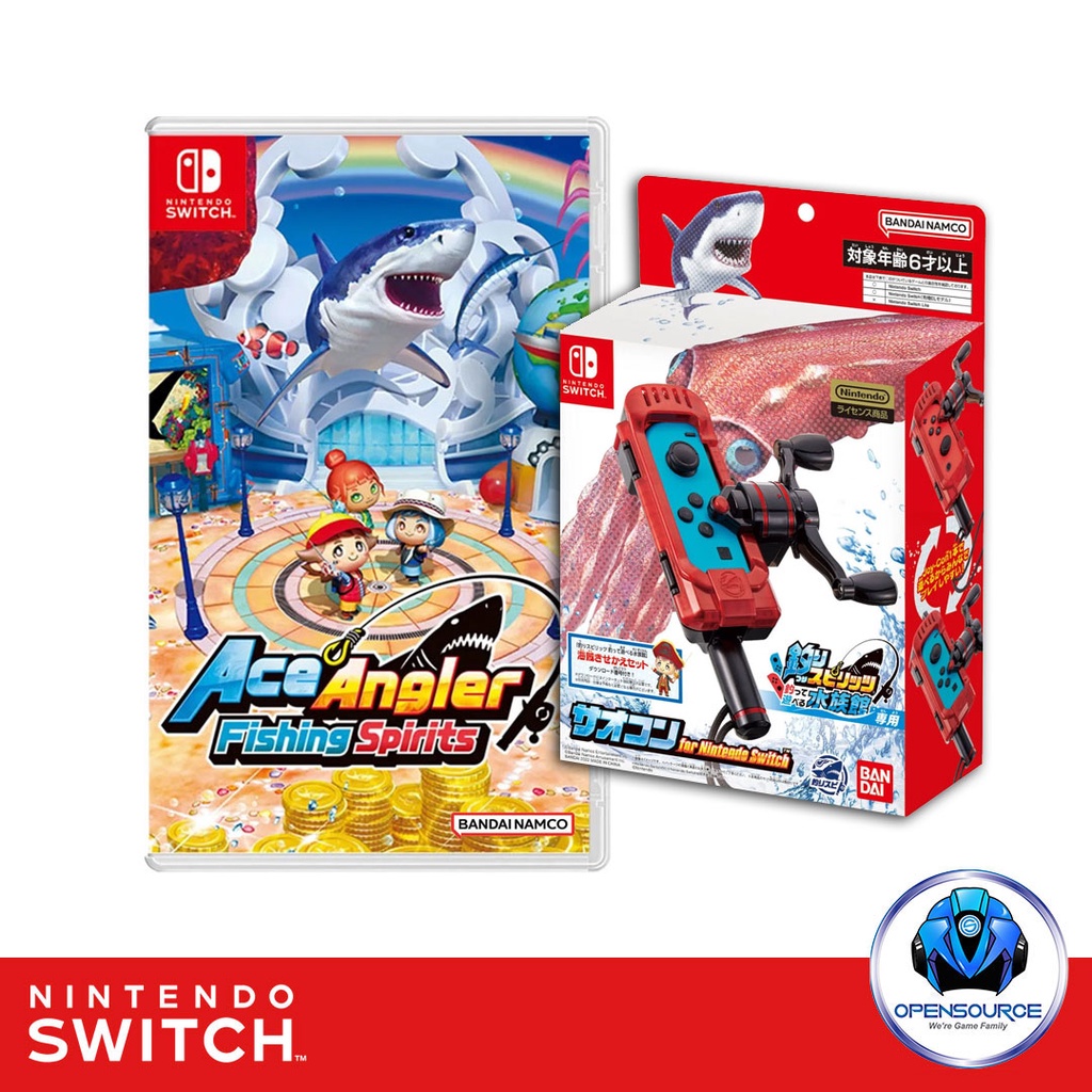 Nintendo: Ace Angler Fishing [Spirits Rod Controller Bundled Edition ...