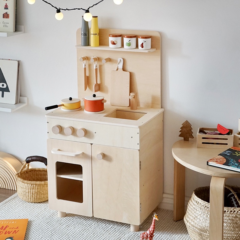 🌟 SG LOCAL STOCK 🌟 Alphine Country Natural Wooden Kitchen Children Toys ...