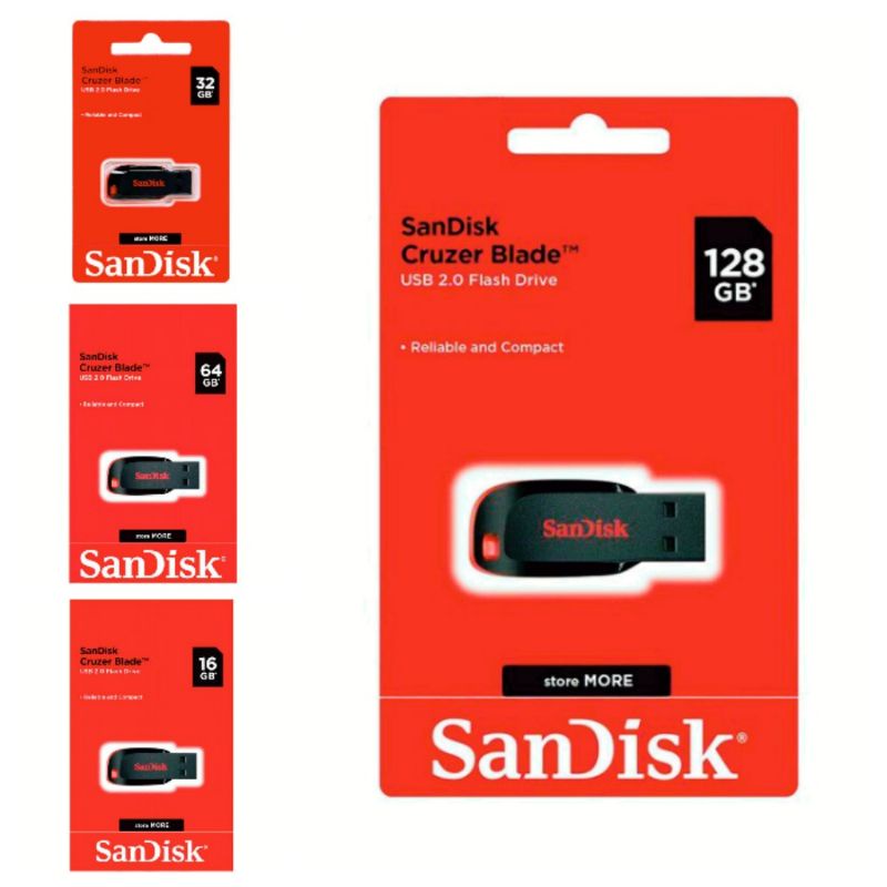 SanDisk Cruzer Blade USB 2.0 Flash Drive | Shopee Singapore