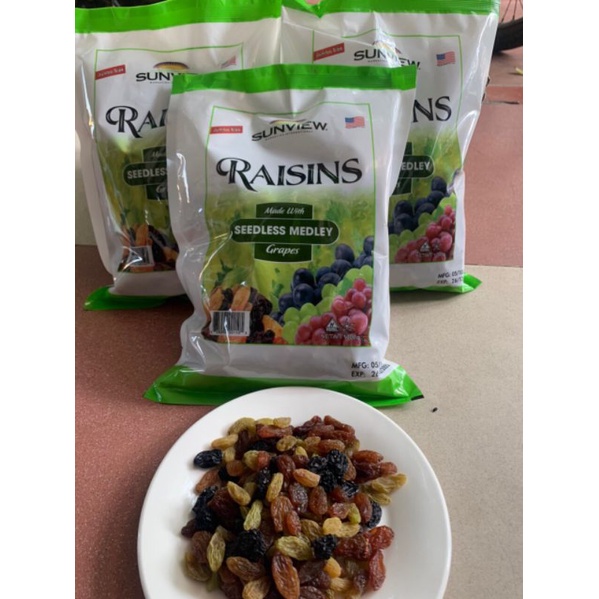 3-color raisins box with handle 1 box 1kg | Shopee Singapore