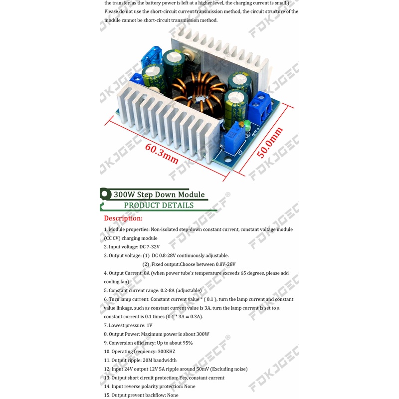DC-DC 120W / 150W / 250W / 9A 300W / 300W 20A / 400W 15A / 600W 10A ...