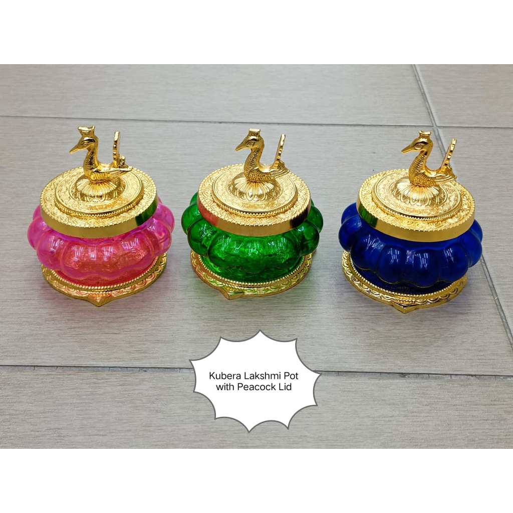 Kubera Lakshmi Pot with Peacock Lid | Shopee Singapore Kubera Lakshmi Pot with Peacock Lid | Shopee Singapore
