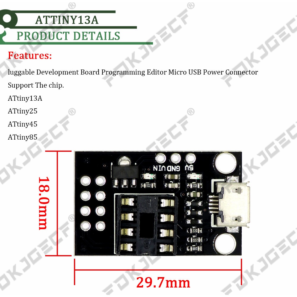 Digispark kickstarter development board ATTINY85 module for Arduino USB ...