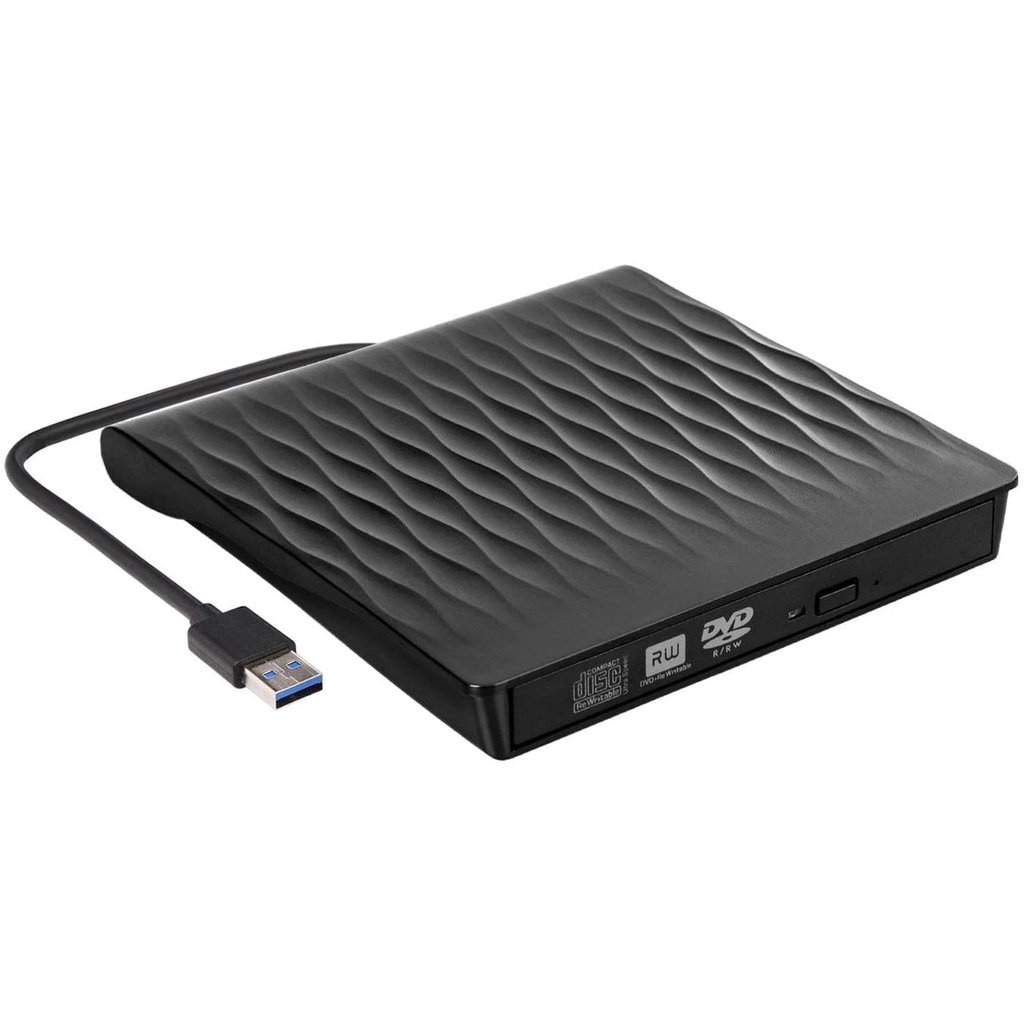 USCVIS External DVD Drive USB 3.0 External CD Drive CD/DVD +/-Rw Drive ...