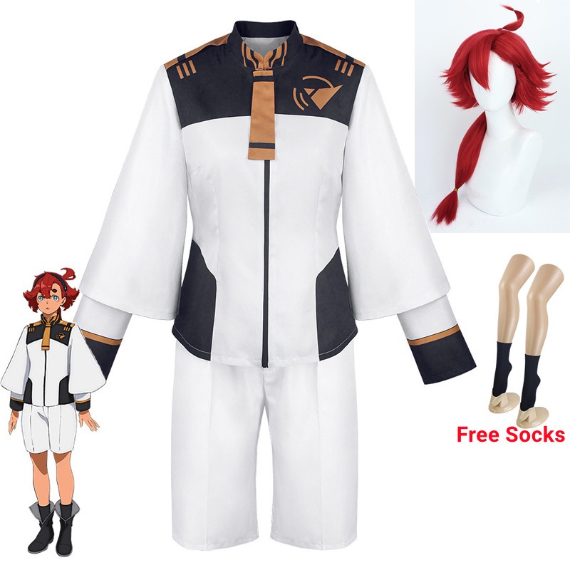 Anime Mobile Suit Gundam The Witch From Mercury Suletta Mercury Cosplay ...