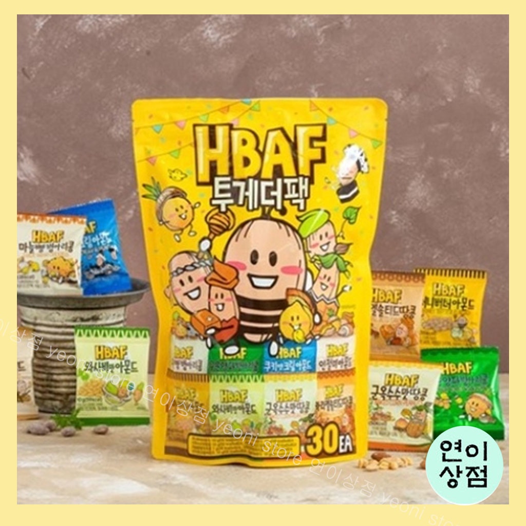 hbaf together honey butter almond plus best sampler sweet savoy crunch spicy fiends sweet mini ...