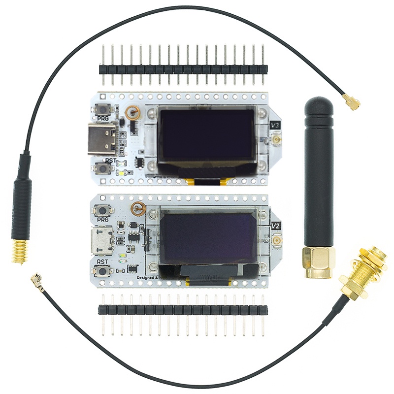 SX1276 SX1278 ESP32 LoRa 868MHz/915MHz/433MHz 0.96 Inch Blue OLED Display Bluetooth-compatible ...