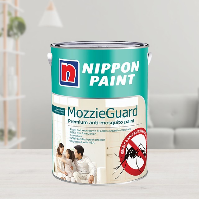Nippon Paint MozzieGuard - Anti-Mosquito Paint (Include 6 in 1 Fee ...