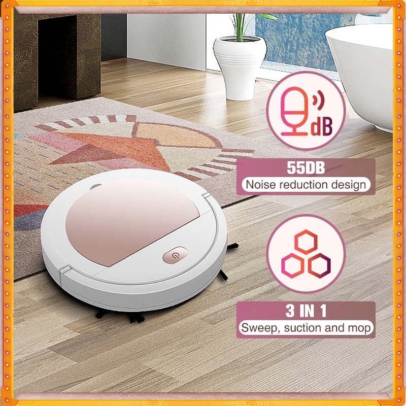 HXR Household Floor Wipe Robot Living Room Bedroom Floor Strong Suction ...