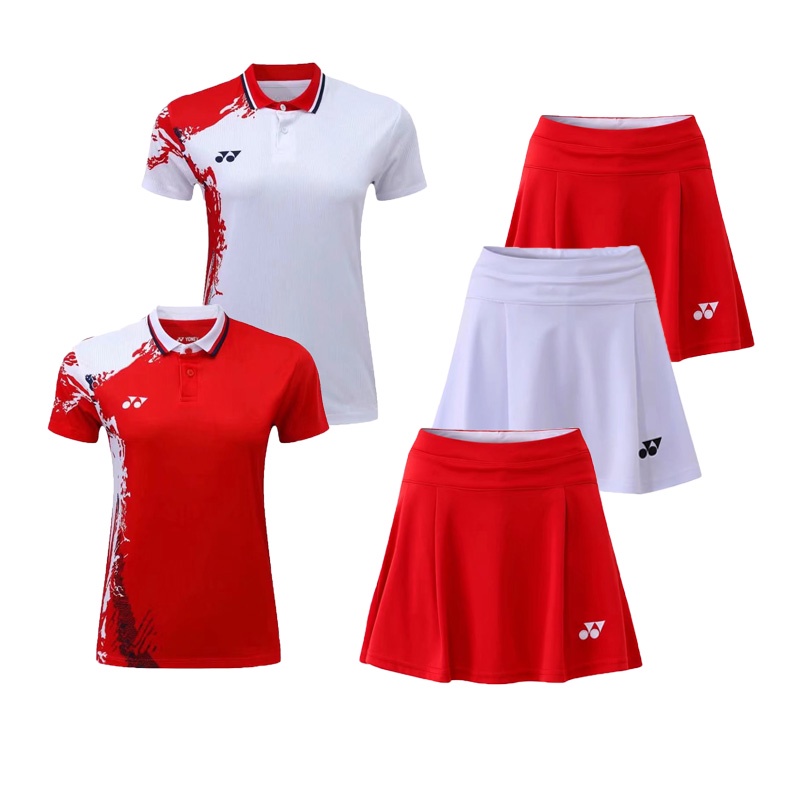 ready stock Yonex Badminton Shirt Casual Lady Women Tennis Sportswear ...