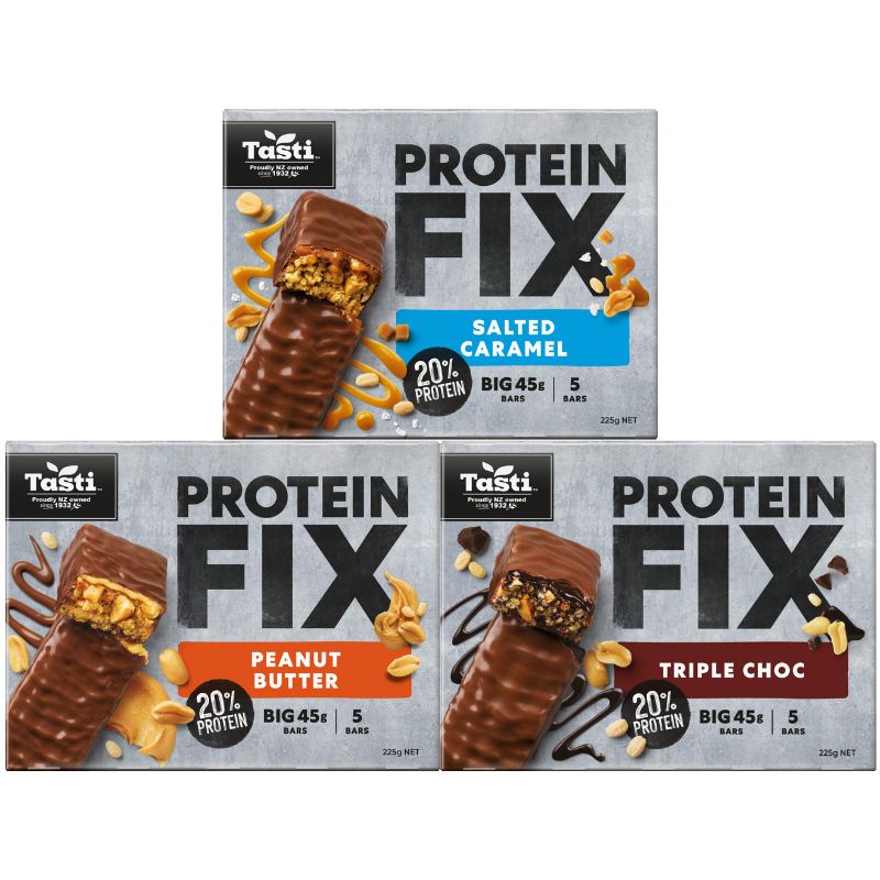 [ Mix & Match ] Tasti Protein Fix Bars 225g - by Optimo Foods | Shopee ...