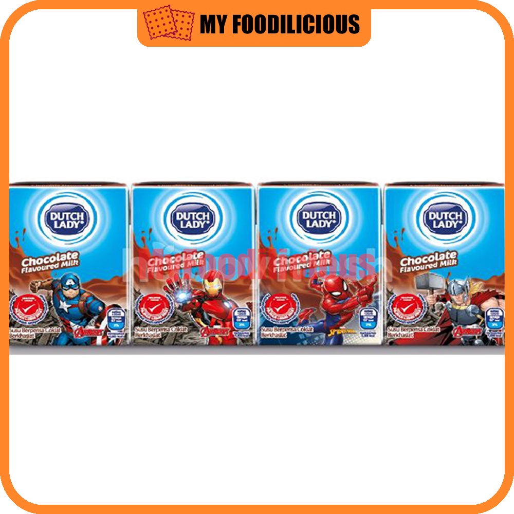 Frozen/ Marvel Dutch Lady Kids Milk Random Design 125ml x 4pcs ...