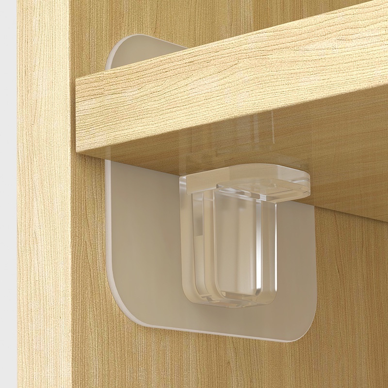 Wall-mounted wooden shelf bracket stickers, corner cabinet shelves, L ...