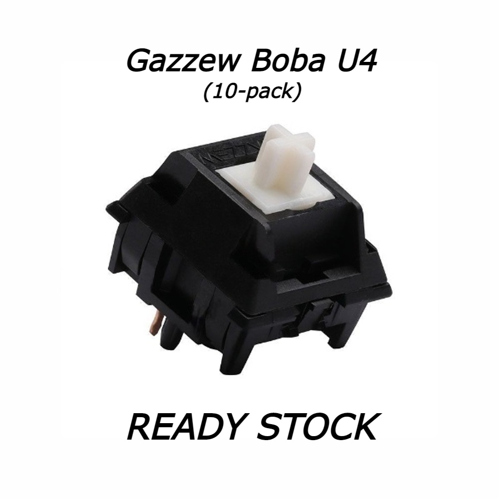 Gazzew Boba U4 Silent Tactile Switch for Mechanical Keyboards (10-pack ...