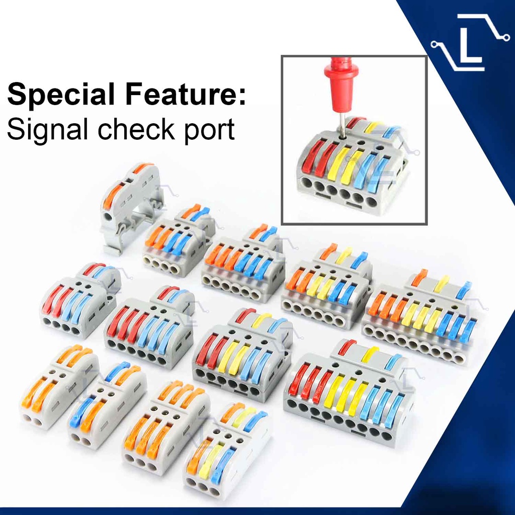[Luminense] SPL Fast connector Wire Connector Quick Connector Mini Fast ...