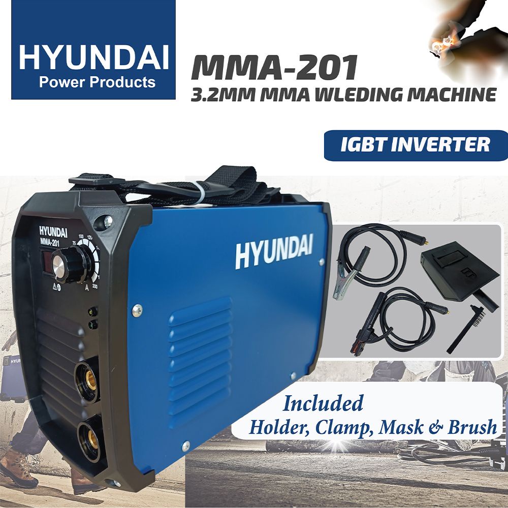 Hyundai MMA-201, 3.2MM MMA Welding Machine MMA201 KOREA | Shopee Singapore