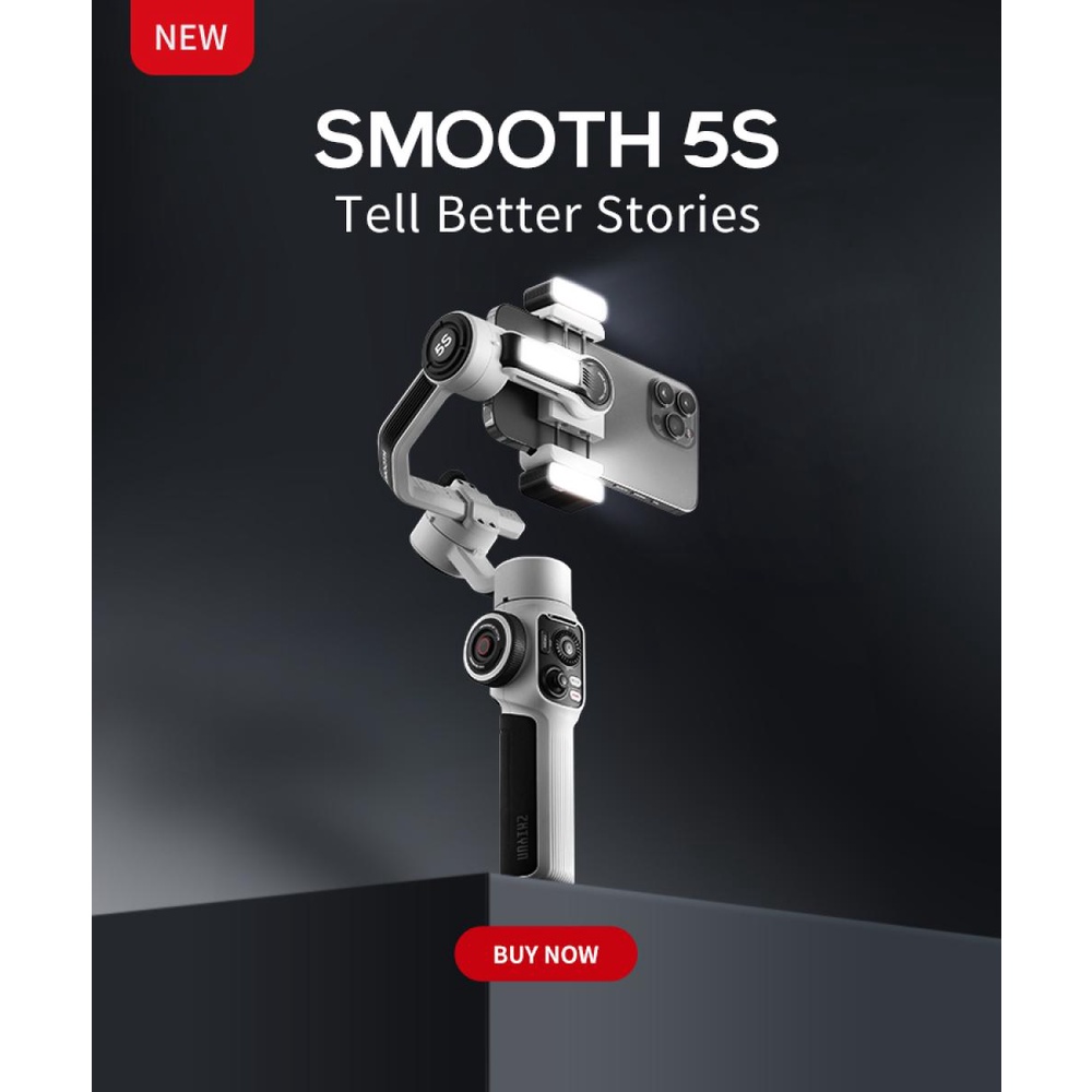 【New】Zhiyun smooth 5s smooth5s 3-axis gimbal stabilizer Anti-shake ...