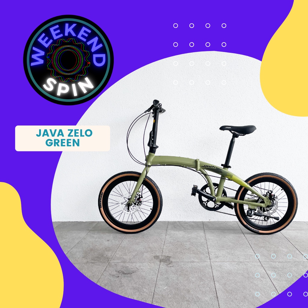 {SG Stock Ready} Java Zelo 20” (406 Rim) 7 Speeds Foldable Bicycle ...
