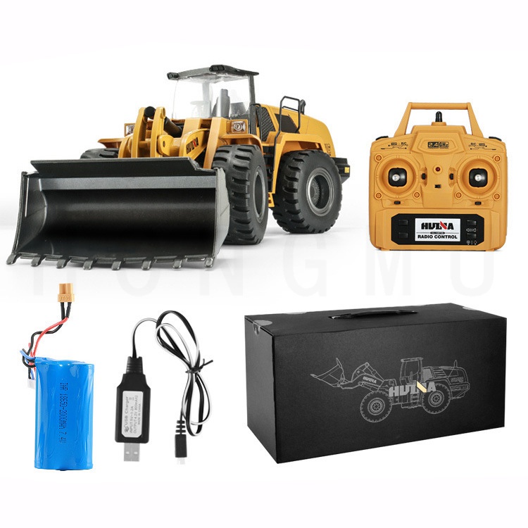 Huina RC Truck 1:14 RC Car 10 Channel Remote Control Excavator RTR 2 ...