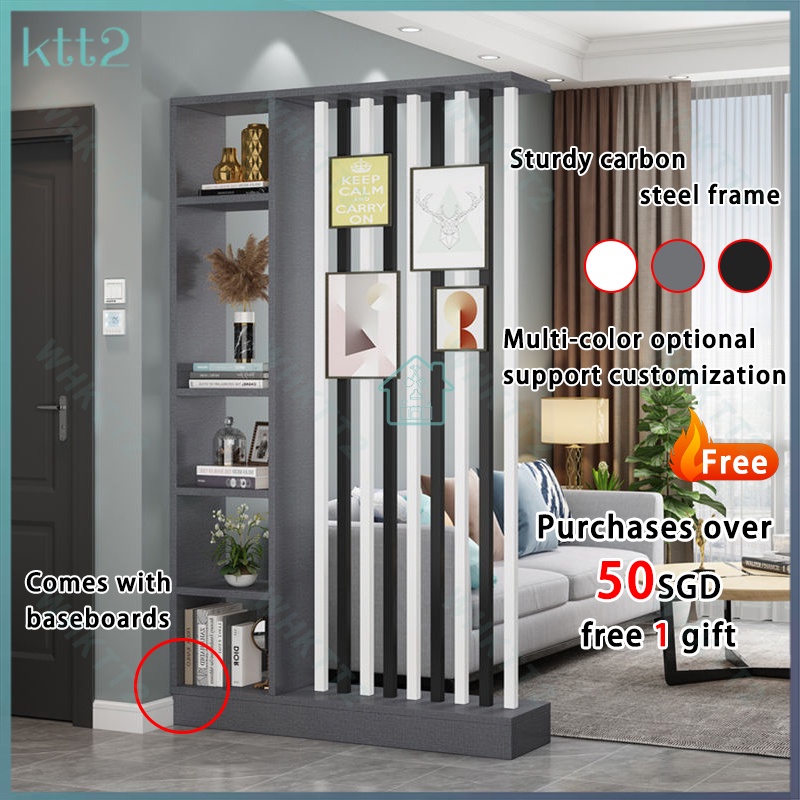 Screen partition living room divider cabinet multi-layer porch storage ...