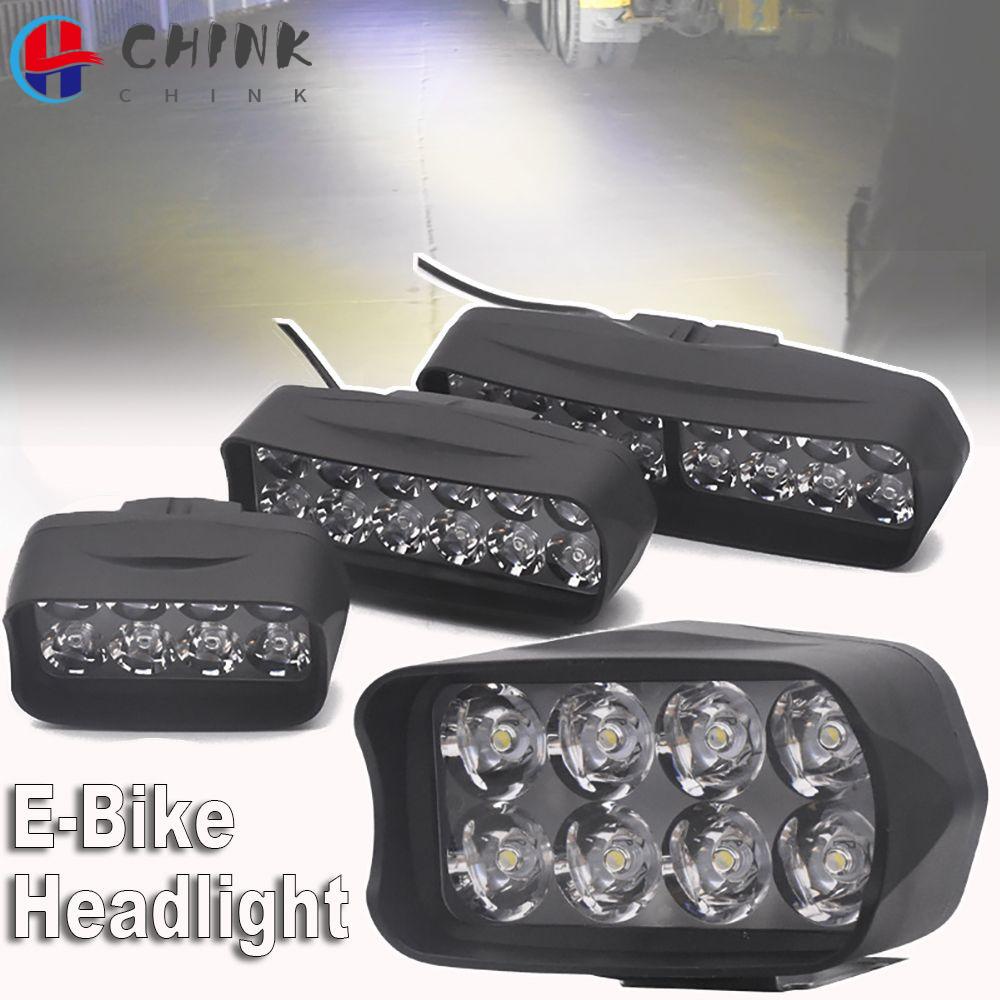 Chink Electric Bicycle Headlight 12v 80v E Bike Scooter Motorbike Super