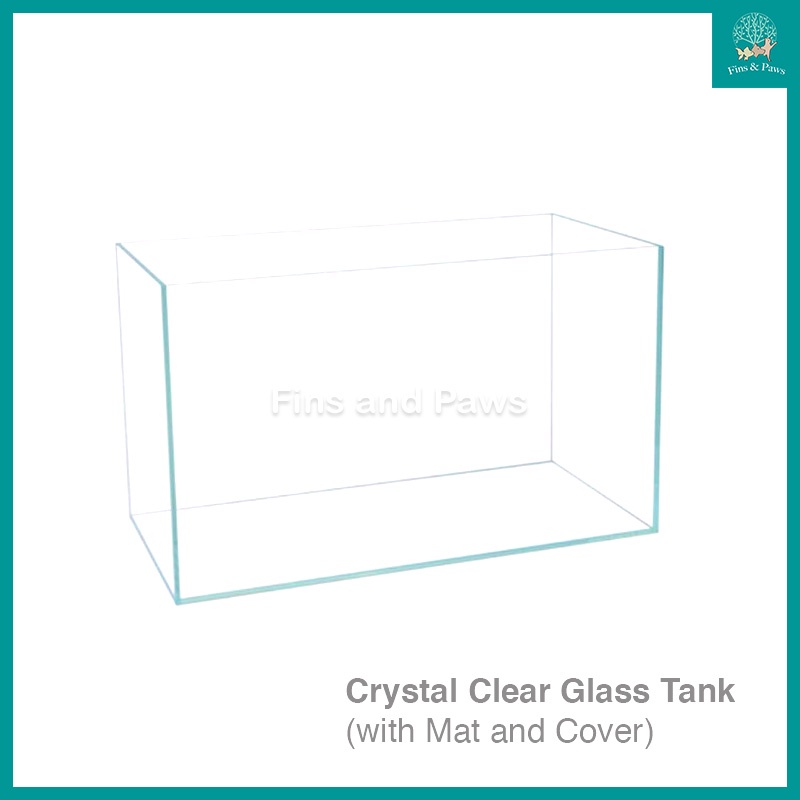 [Crystal] 1ft - 3ft Crystal Ultra-Clear Glass Aquarium Fish Tank with ...