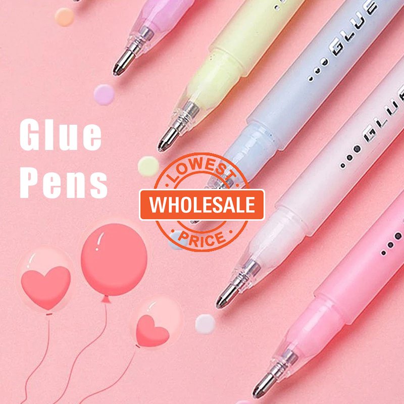 [Wholesale Price] 1PC Candy Color Glue Pen 20s Fast Dry Student ...