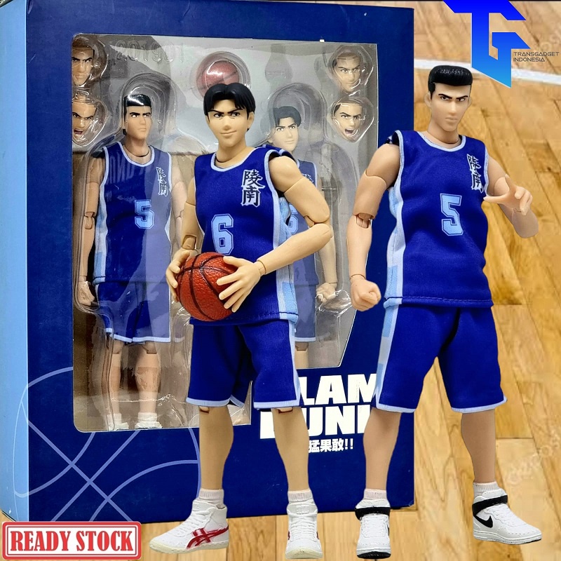 Dasin Model Slam Dunk - Ryoji Ikegami 5+Hiroaki Koshino 6 BLUE Jersey ...