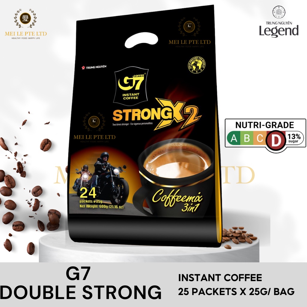 [SG STOCK] G7 3 in 1 double strong Bag 24 packets x 25g ( Original ...